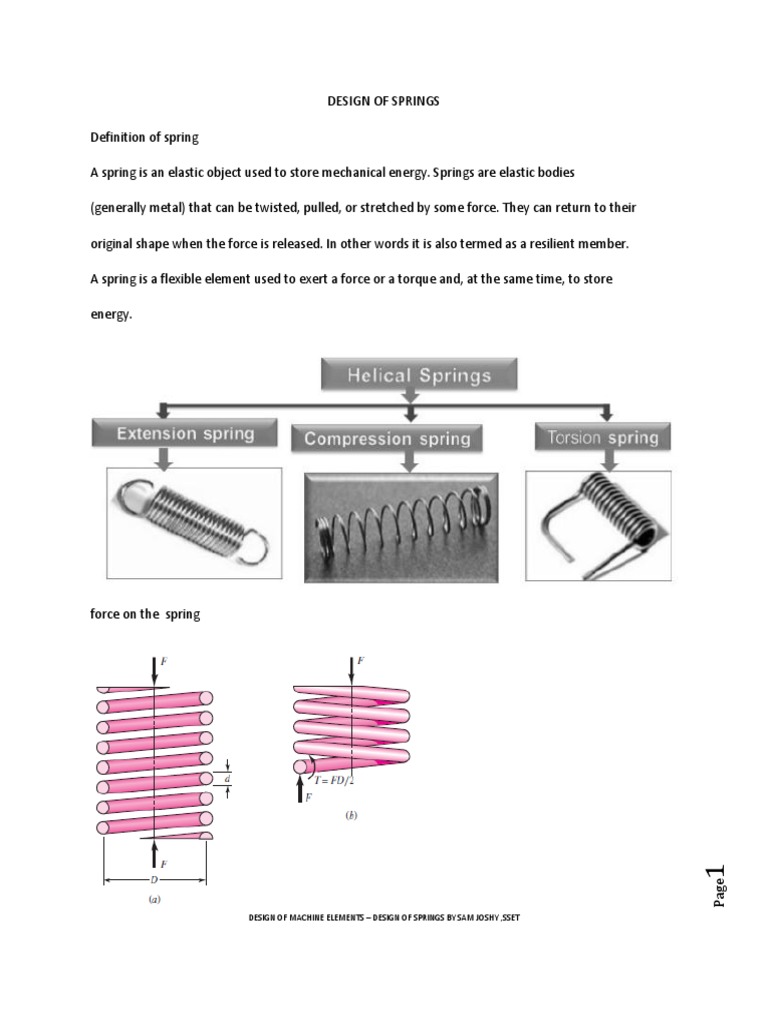 A Spring Loaded Safety Valve Has To Blow Off at A Pressure of 1 | PDF ...