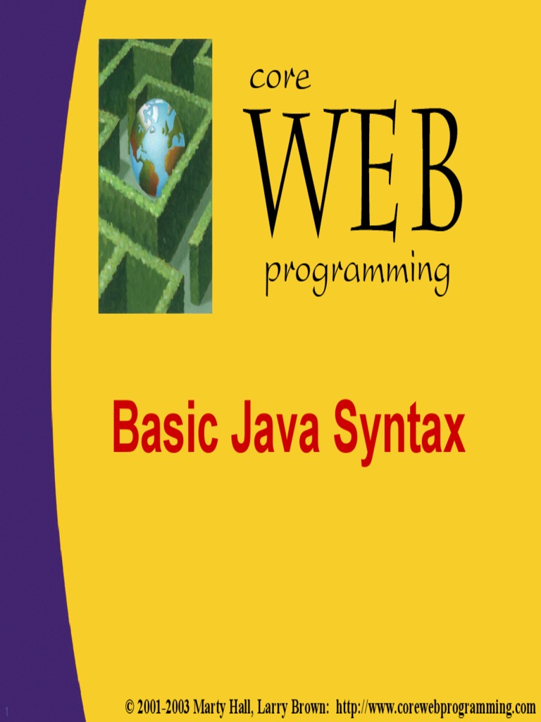Java Basic Syntax PDF | PDF | Array Data Structure | Java (Programming ... Java Basic Syntax PDF | PDF | Array Data Structure | Java (Programming ...