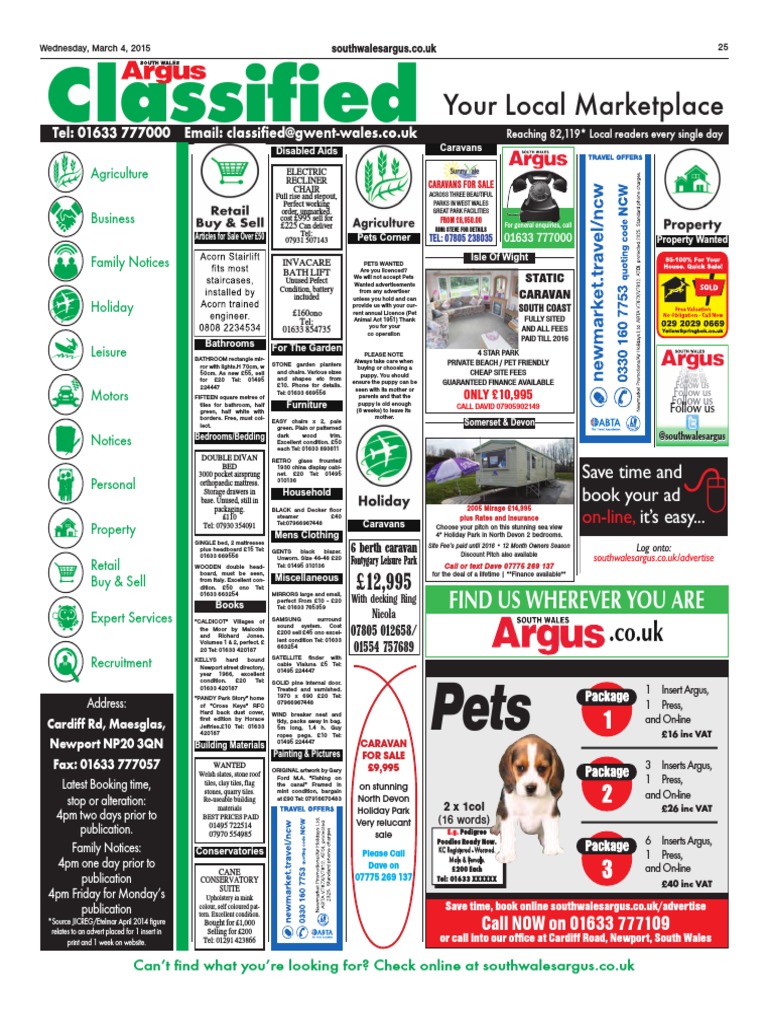 Classified: Your Local Marketplace | PDF | Car | Advertising