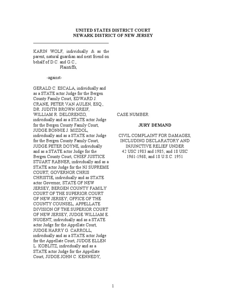 Rico Complaint Complete Redacted | PDF | Supremacy Clause | United ...