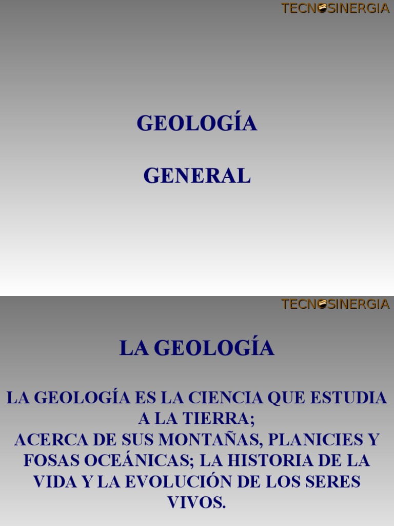 Geologia General | PDF | Estrato | Formación geológica