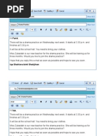 Year 4 Email Writing Exercises | PDF | Home & Garden