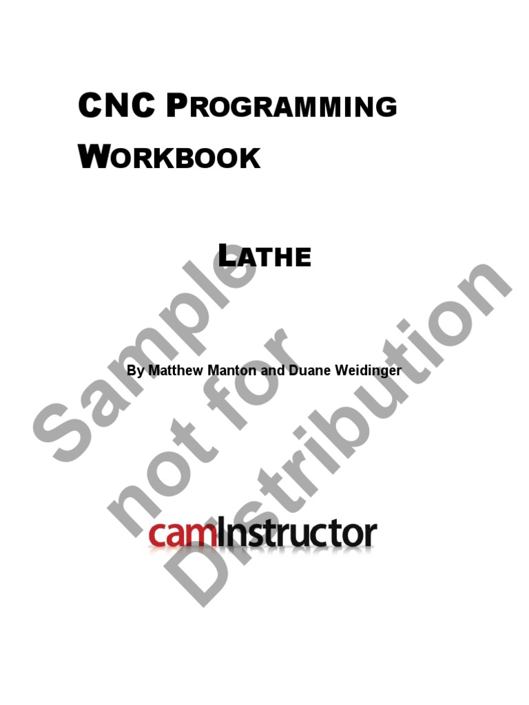 Sample-Locked-83-4 CNC Programming Workbook - Lathe | PDF | Drilling ...