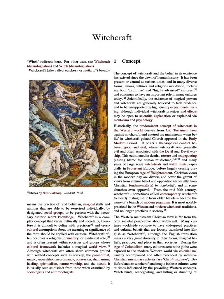 Witchcraft | PDF | Wicca | Contemporary Witchcraft