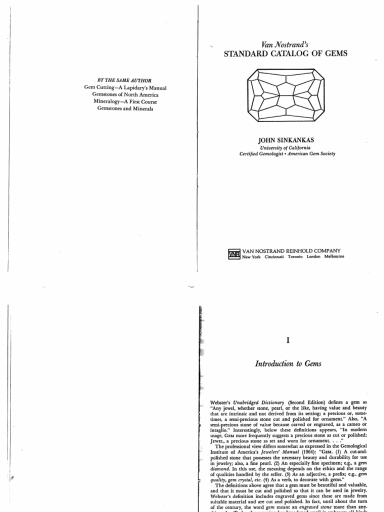 Standard Catalog of Gems | PDF