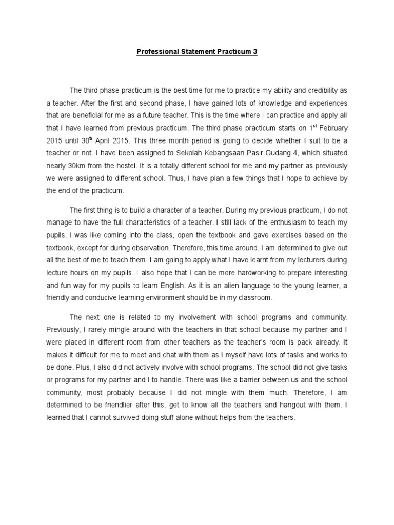 Professional Statement Practicum | English Language | Semiotics