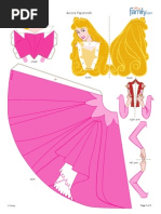 Disney Frozen Anna Papercraft Craft Printable 0913 | PDF | Clothing ...