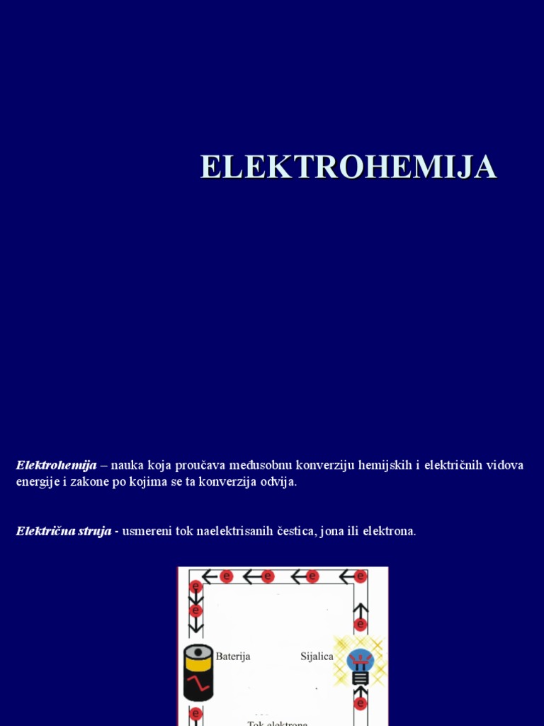 GF Elektrohemija | PDF
