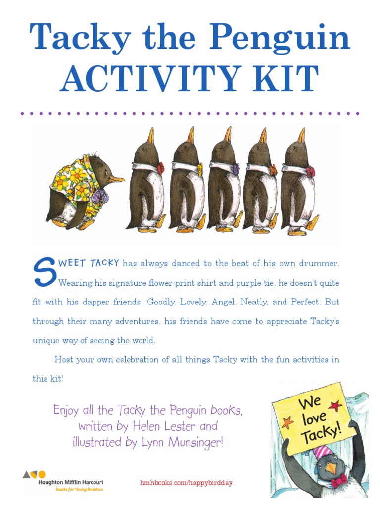 Tacky the Penguin Activity Kit | Leisure | Books