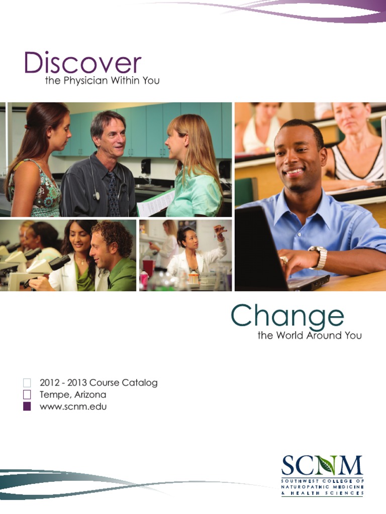SCNM 2012-2013 Course Catalog | PDF | College Level Examination Program ...