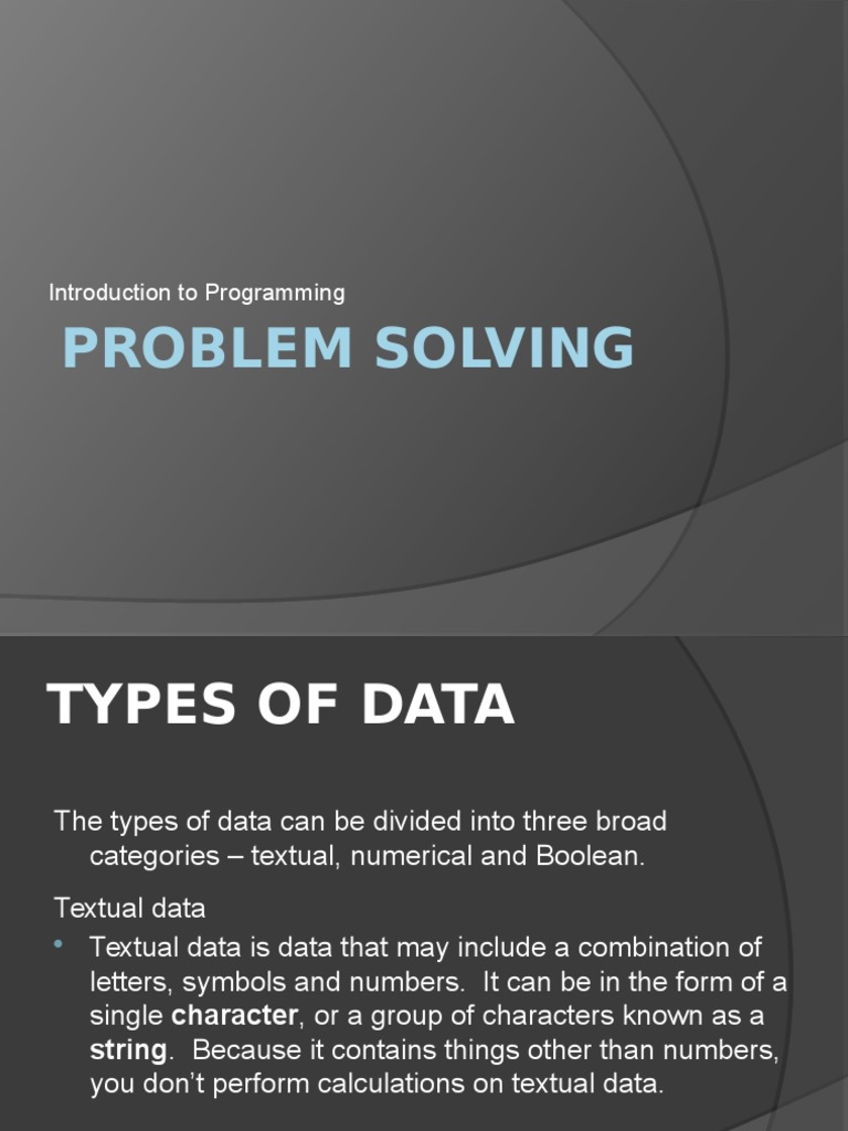 Problem Solving Part II | PDF | Algorithms | Pi