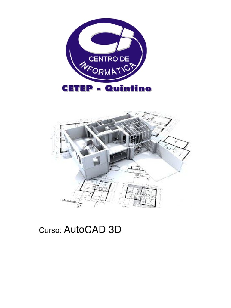 Apostila de AutoCAD 3D | PDF | Auto Cad | Desenho assistido por computador