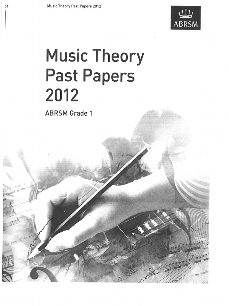 ABRSM Theory - Grade 1 - 2012 | PDF