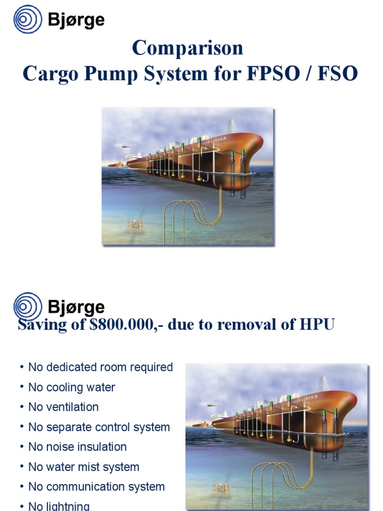 Electric vs. Hydraulic Cargo Pumps Comparison | PDF