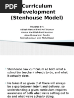 The Lawrence Stenhouse Model of Curriculum Development | PDF ...