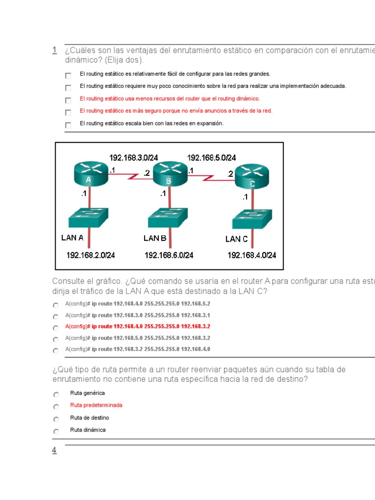 Exa6 Ccna2 | PDF | Enrutador (Computación) | Dirección IP
