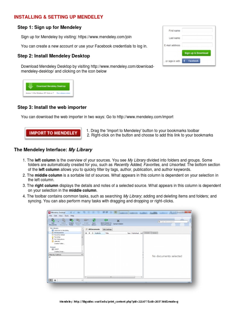 Guide Mendeley | PDF | Portable Document Format | Microsoft Word