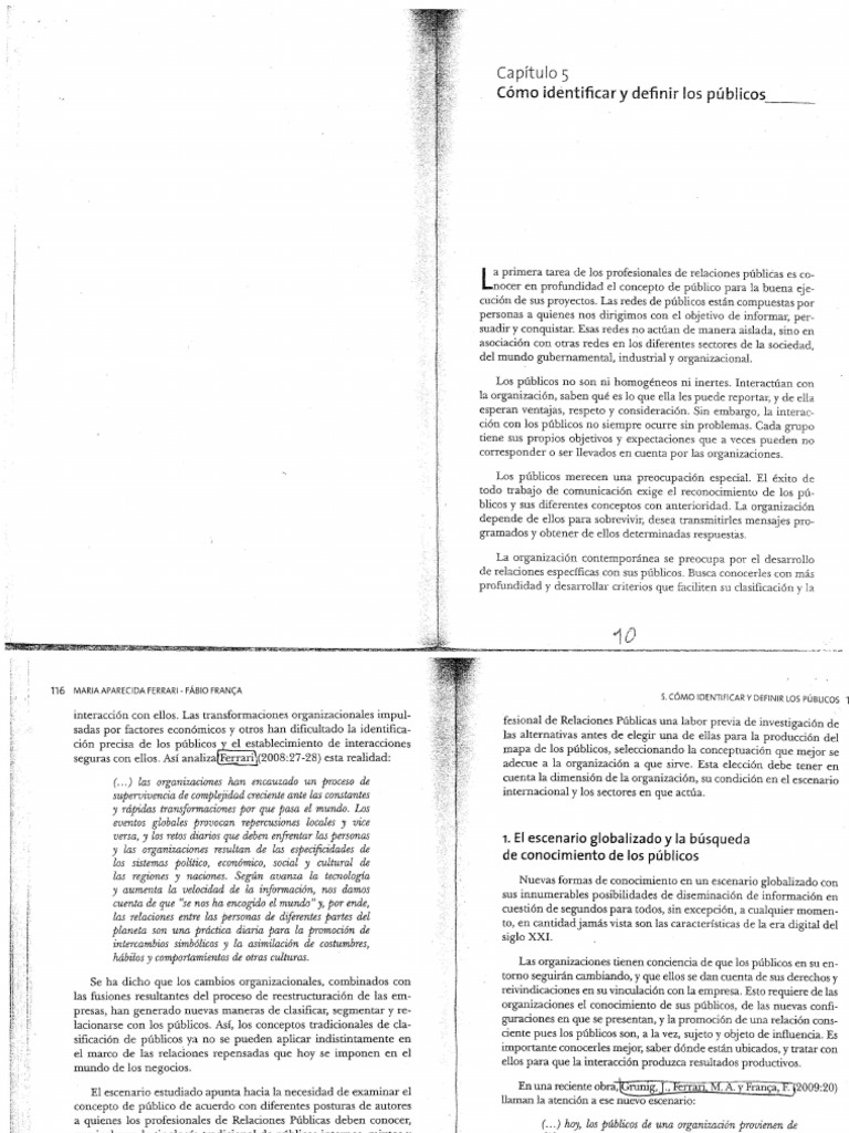 Mapeo de Públicos Cómo Identificar y Definir Los Públicos | PDF