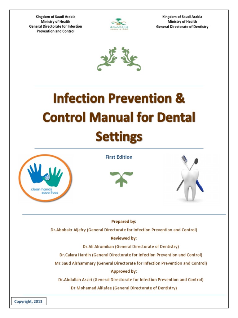 Infection Prevention Control Manual For Dental Settinga1 | PDF ...