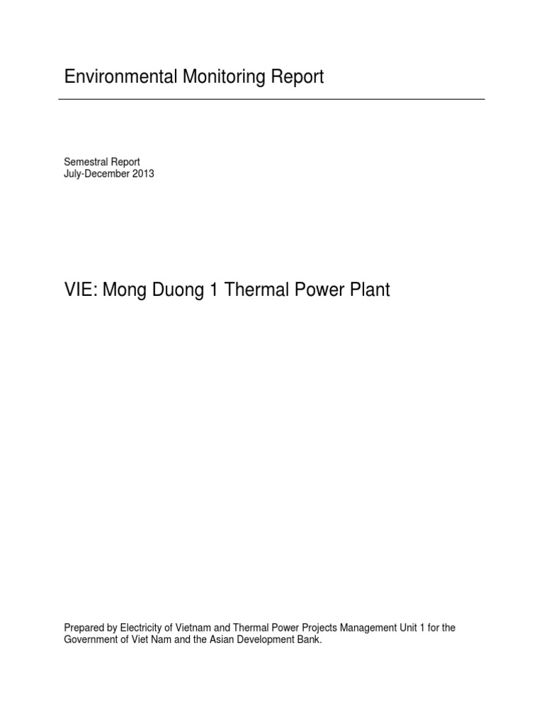 Environmental Monitoring Report | Environmental Monitoring ...