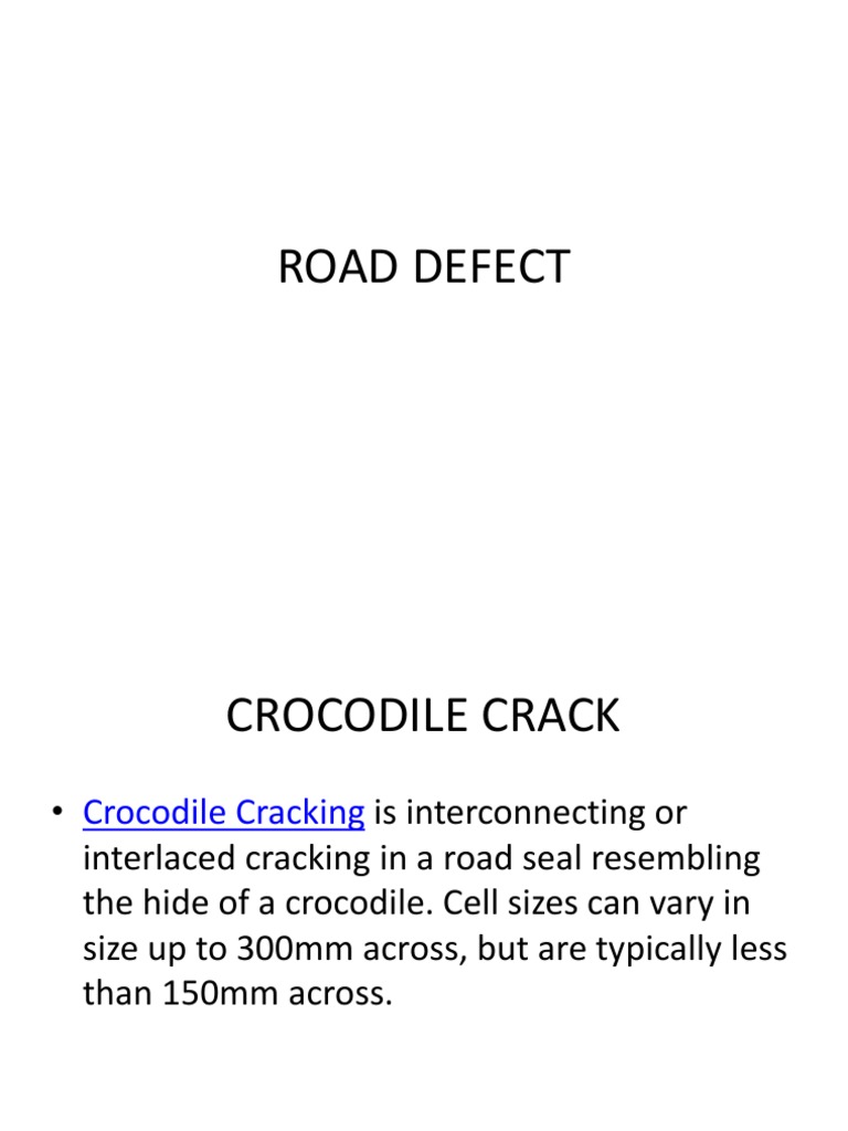 Road Defect | Road Surface | Road