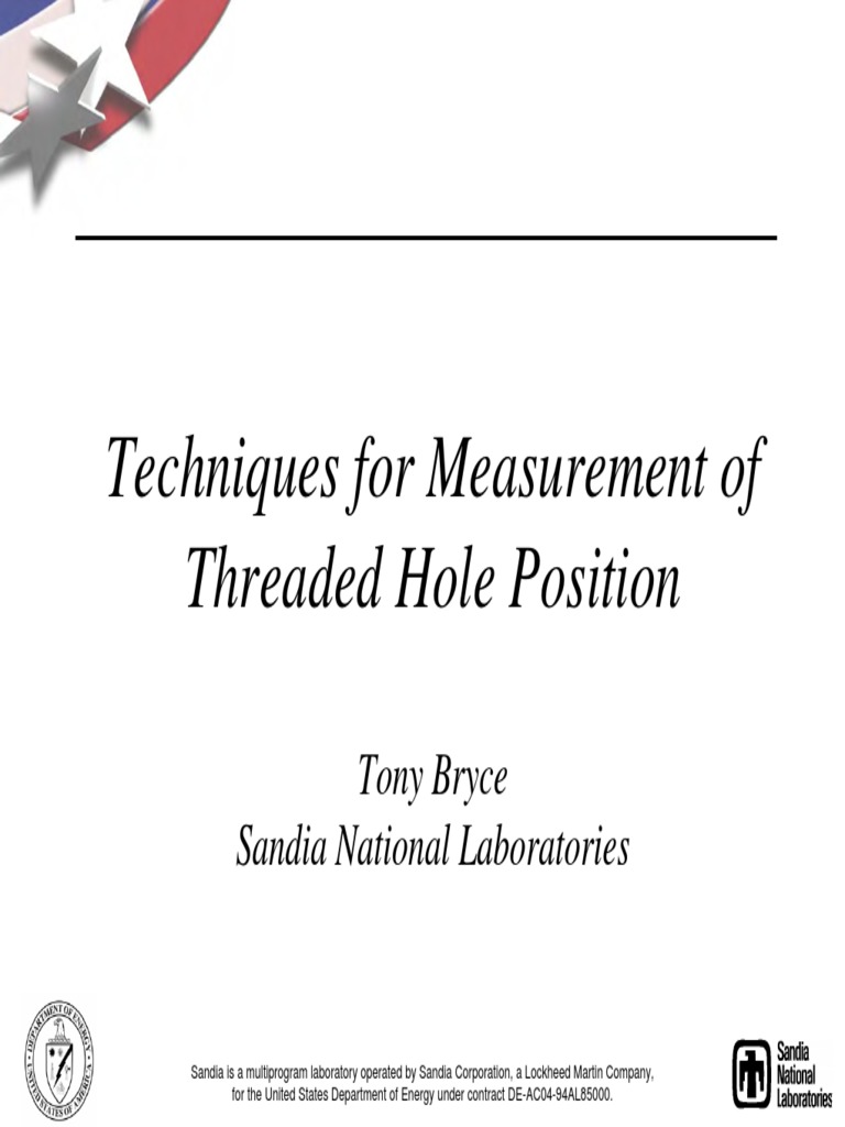 Thread Hole Location Study | PDF | Metalworking | Mechanical Engineering