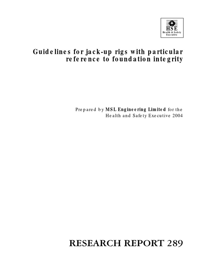 Guidelines For Jack-up-Rig-Design With Foundation Guidance | PDF | Soil ...