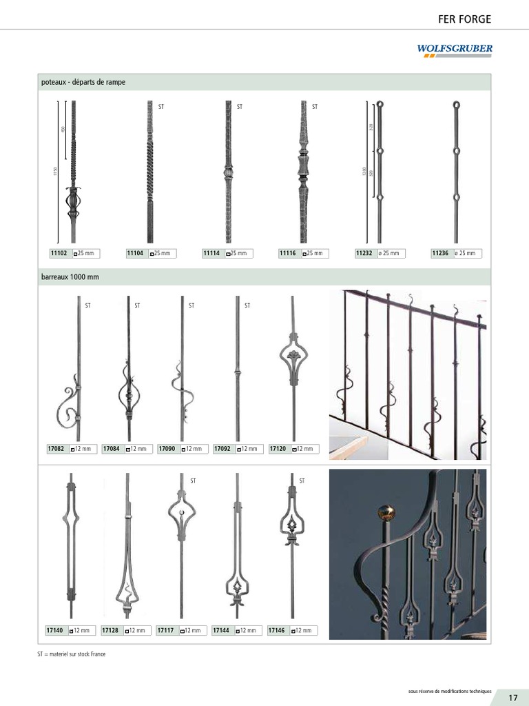 Catalogue Fer Forge WB | PDF
