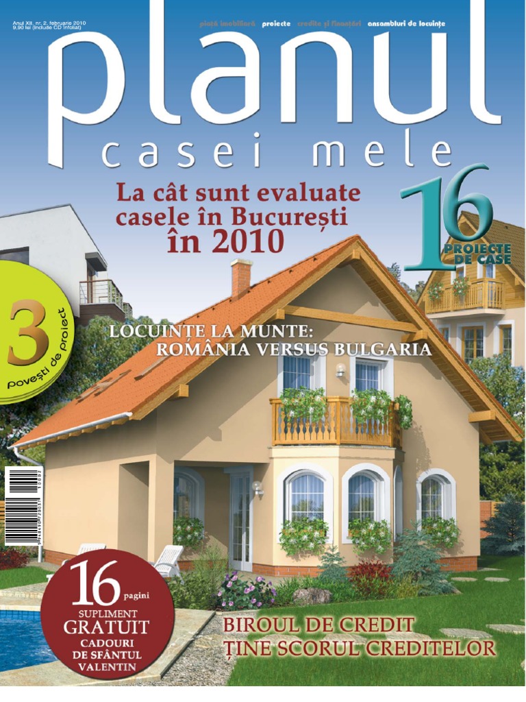 Revista Planul Casei Mele - Februarie 2010 | PDF