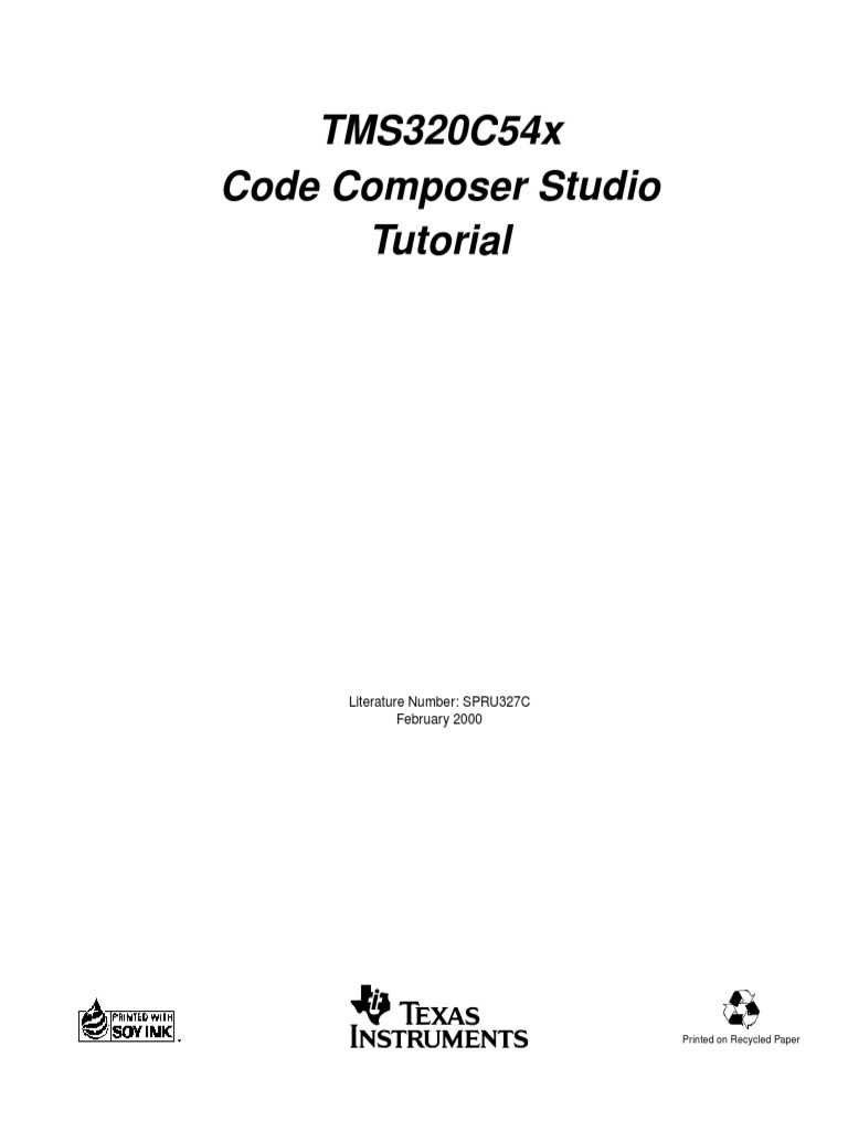 Tms320c54x DSP Ccs Tutorial | PDF | Assembly Language | Source Code