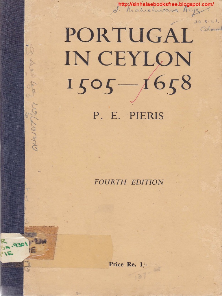 Portugal in Ceylon 1505-1658 | PDF
