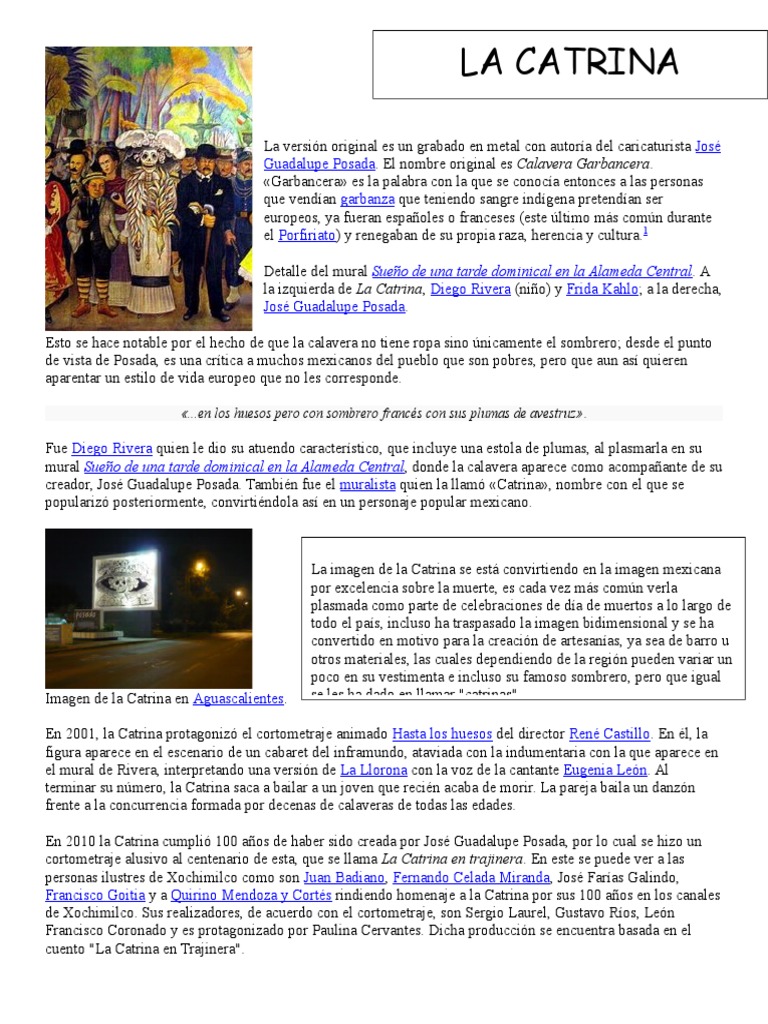 La Catrina | PDF | México