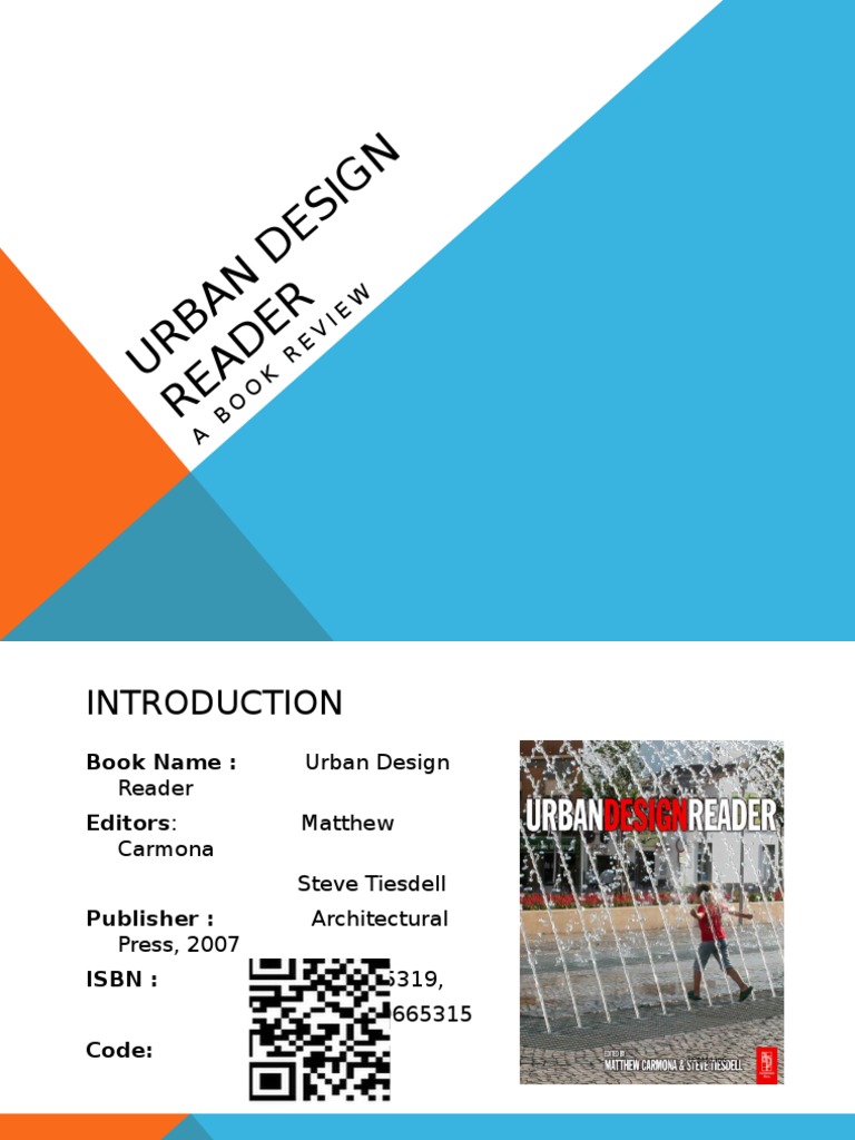 Urban Design Reader - Book Review | PDF | Urban Design | Mental Processes