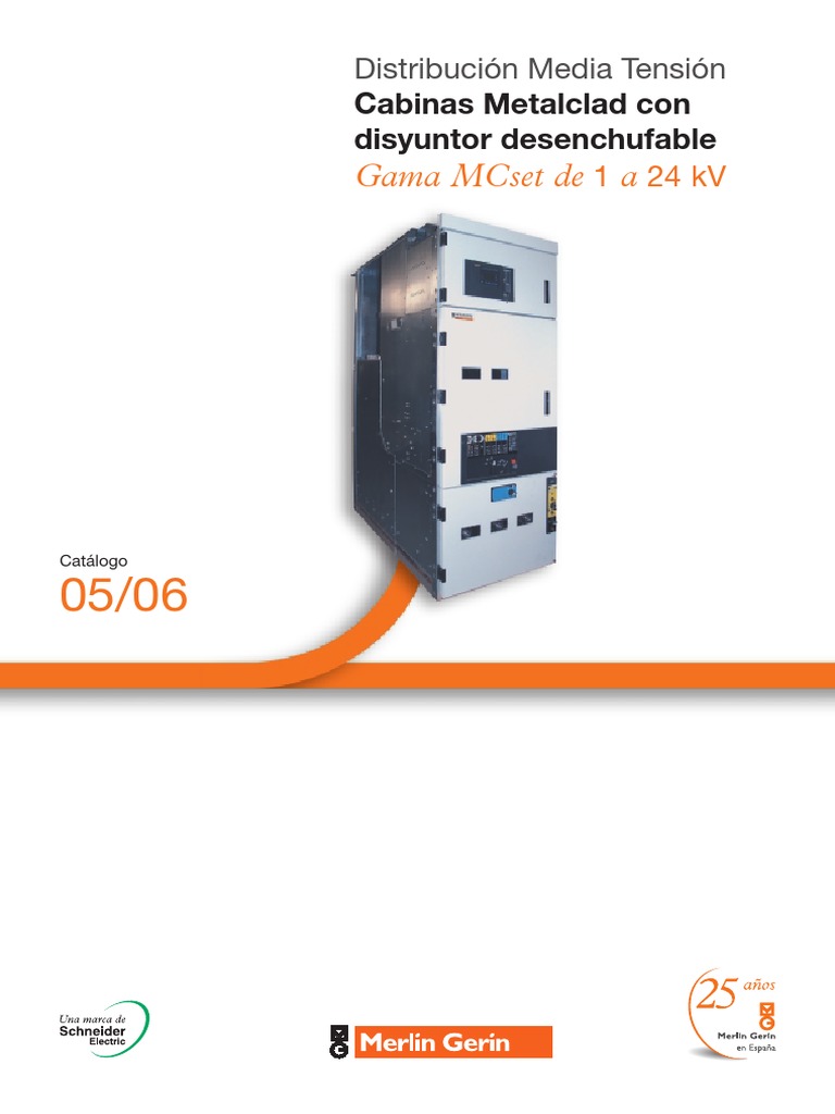 Catalogo Gama Mcset de 1 A 24 KV Distribucion Primaria | PDF