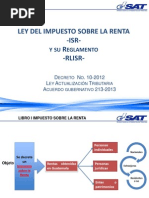 LEY DE ISR GUATEMALA - Cleaned | PDF | Impuestos | Impuesto al valor agregado