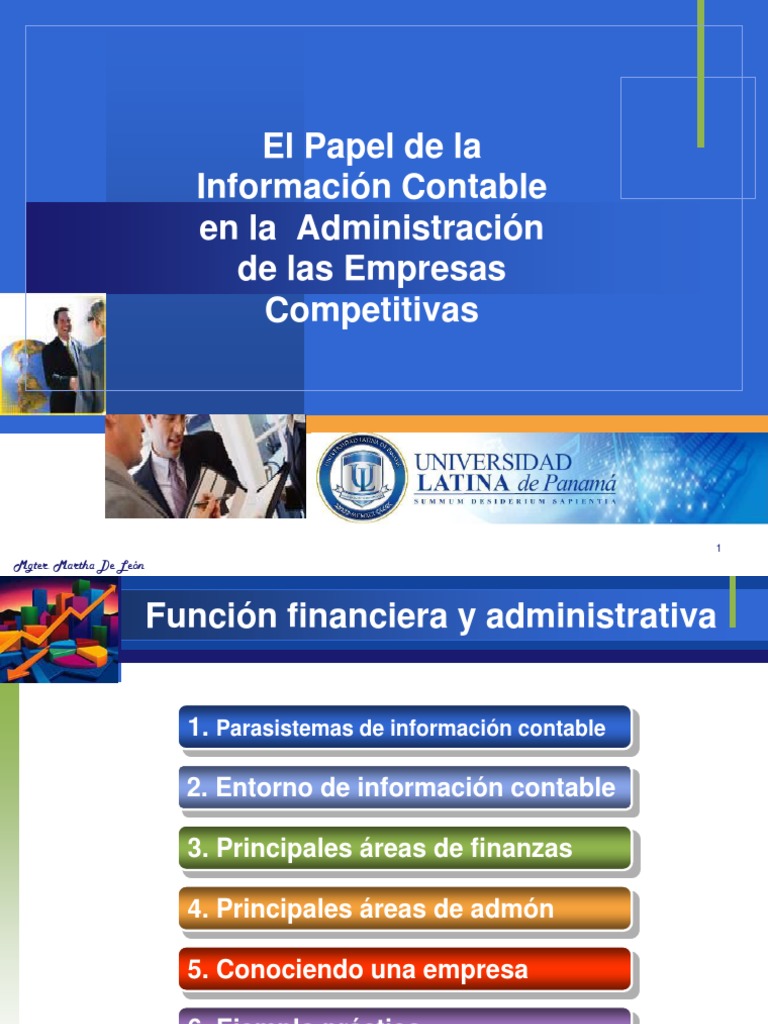 El Papel de La Informacion Contable | PDF | Contabilidad | Bancos