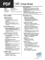 Eos Keyboard Shortcuts Guide | PDF | Keyboard Shortcut | Computer Keyboard