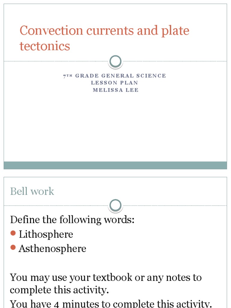 Convection Currents in Plate Tectonics | PDF | Plate Tectonics | Tectonics