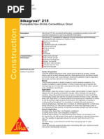 Sikagrout 928 | PDF | Strength Of Materials | Concrete