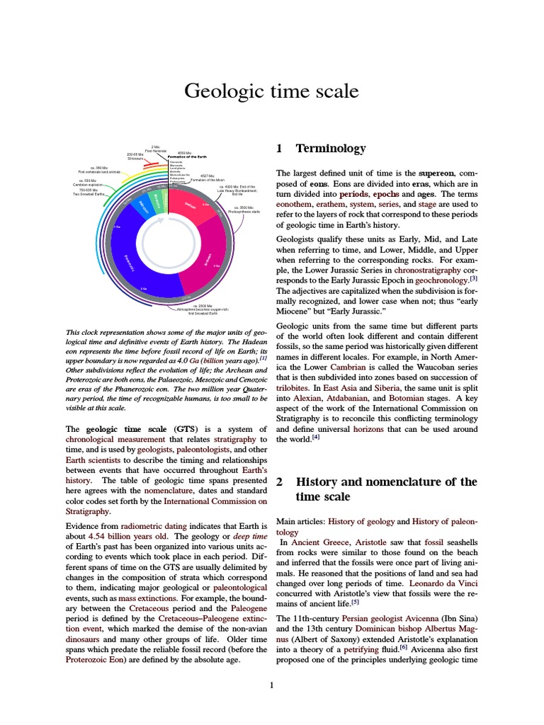 Geologic Time Scale | PDF | Geologic Time Scale | Terrestrial Planets