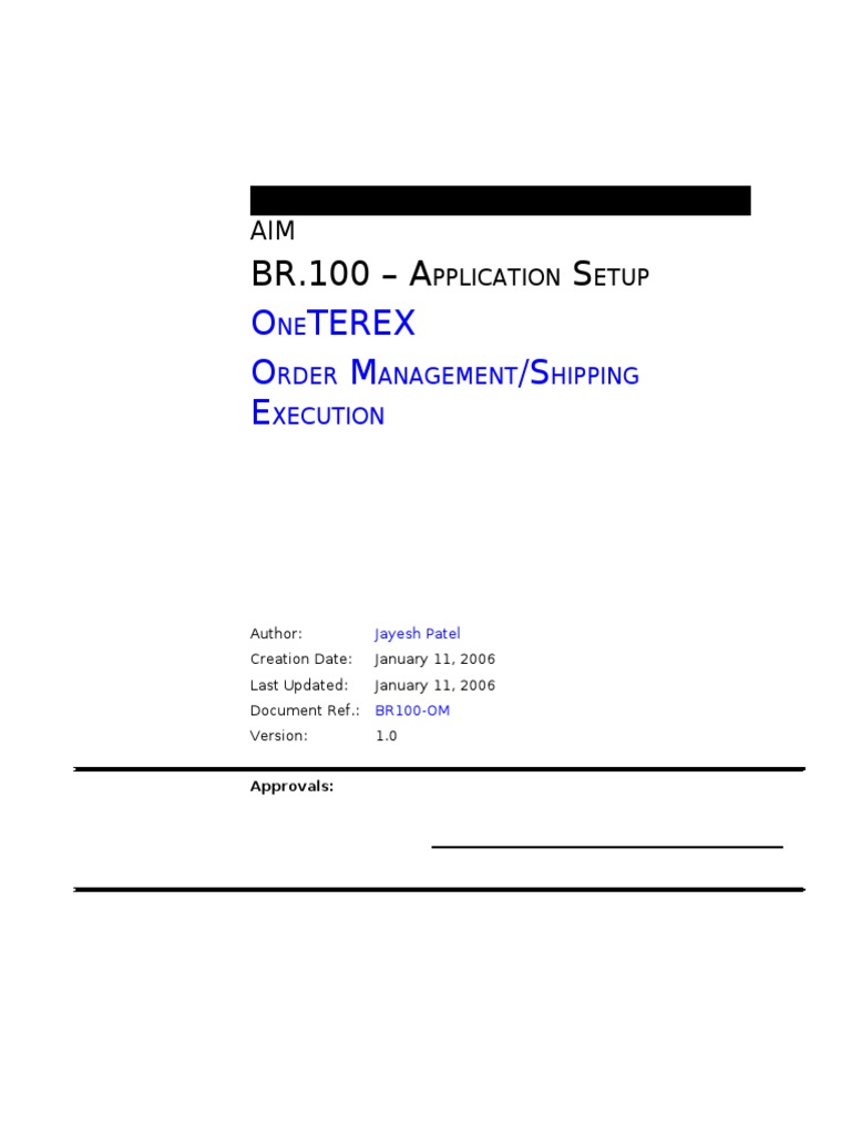 Br100 SCM - Om | PDF | Oracle Database | Option (Finance)