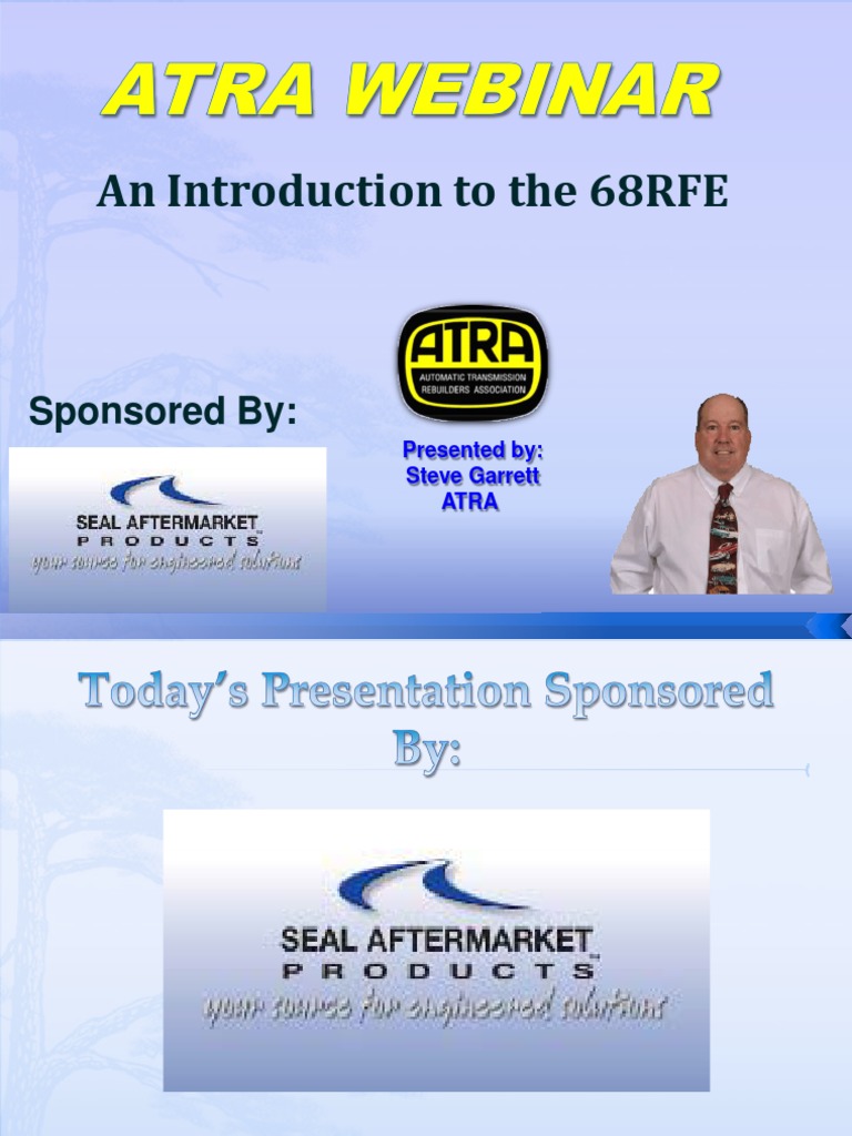 68rfe Introduction | PDF | Manual Transmission | Transmission (Mechanics)