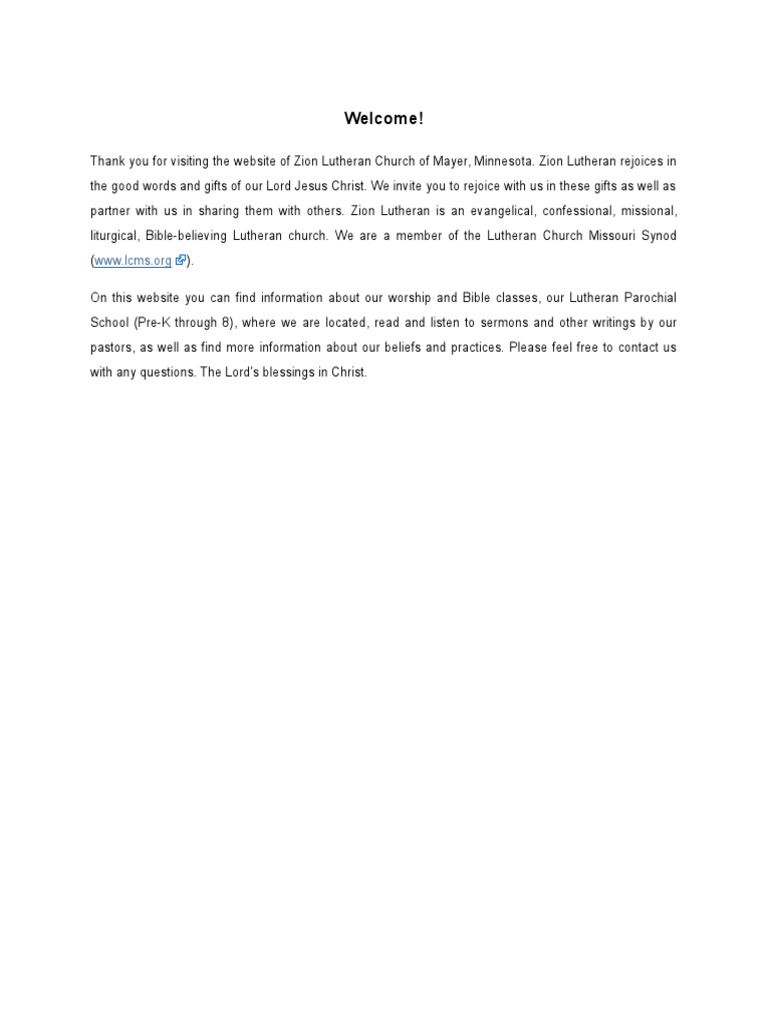 Welcome | PDF