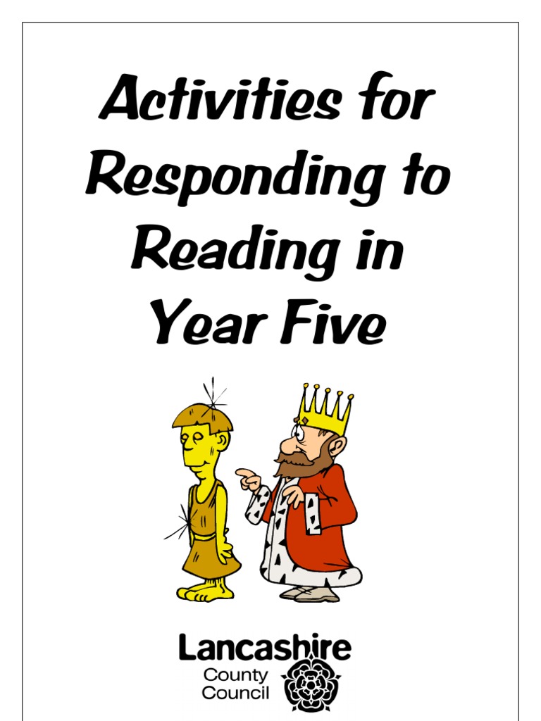 Activities For Responding To Reading in Year 5 | PDF | Traditional ...