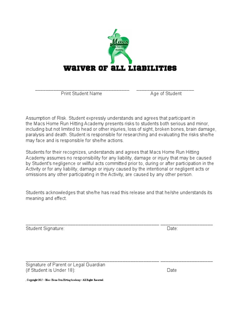 Wavier 2 | PDF | Career & Growth