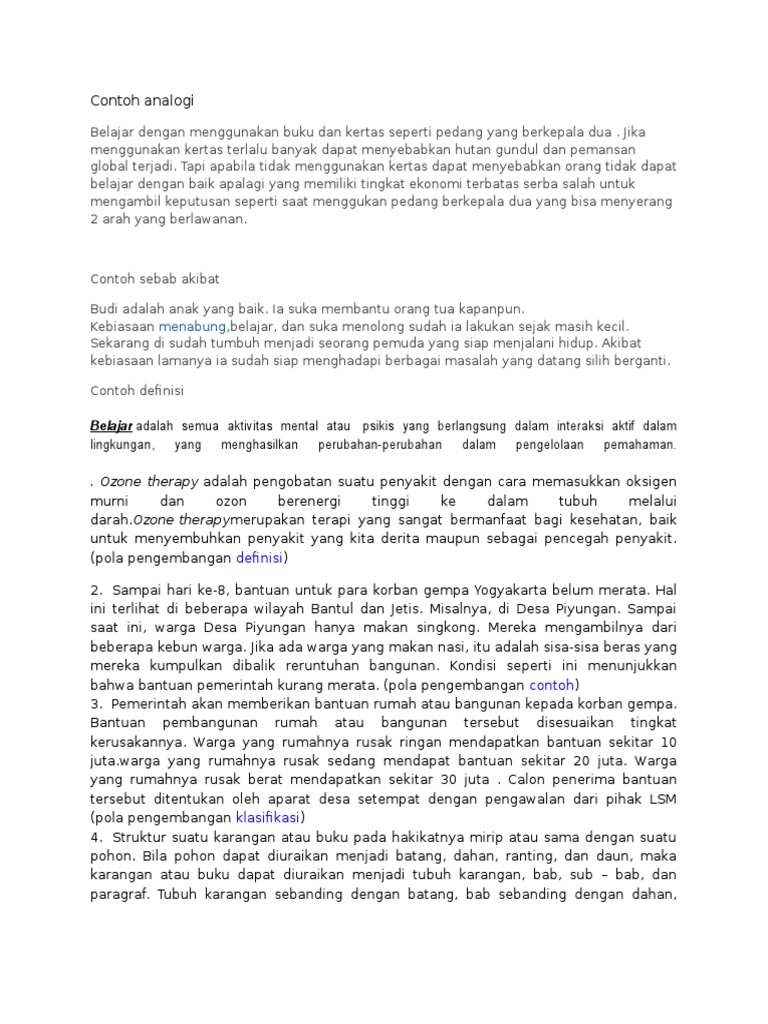Contoh Analogi | PDF