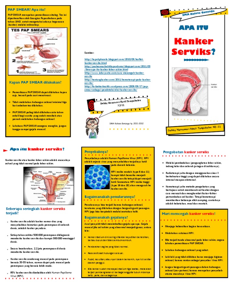 Leaflet Kanker Serviks