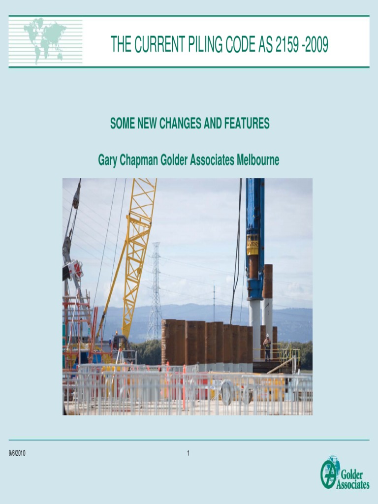 AS2159 | PDF | Geotechnical Engineering | Deep Foundation