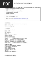 B2 First Speaking Part 2 Useful Phrases To Compare Photographs | PDF