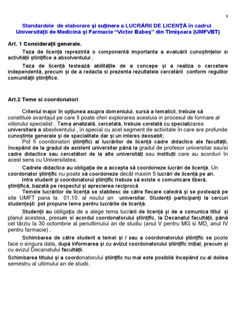Structura Lucrarii de Licenta 2014-20-20final | PDF